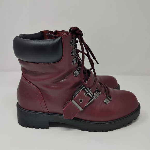 torrid | Shoes | Torrid Burgundy Womens Plus Size Boots | Poshmark